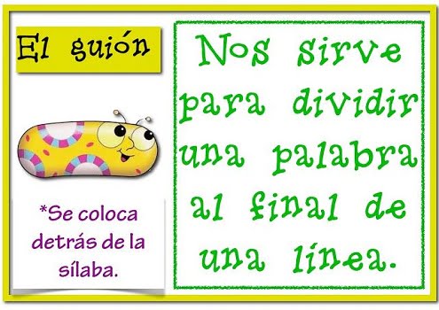 El Guion Dentro De Los Signos De Puntuación. 48 Ejemplos ⭐ - Escuela De ...