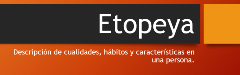 ETOPEYA » Usos En La Literatura, Concepto Y 15 Ejemplos