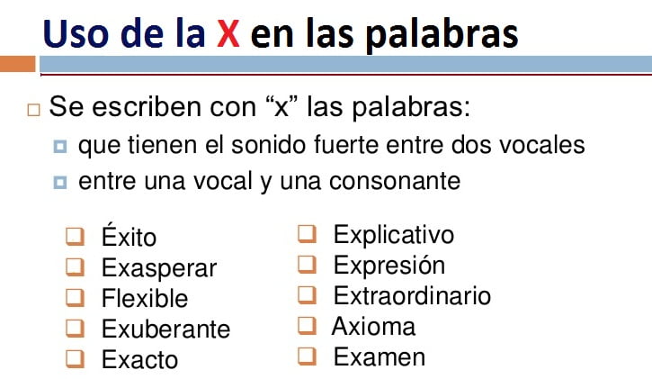 REGLAS DE LA X » Definición, Usos Ortográficos Y 66 Ejemplos