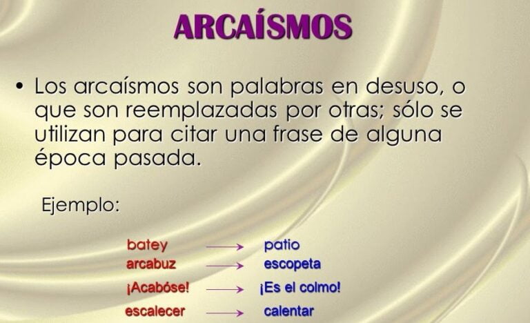 ARCAÍSMO » Definición, Significado, Variantes Y 110 Ejemplos